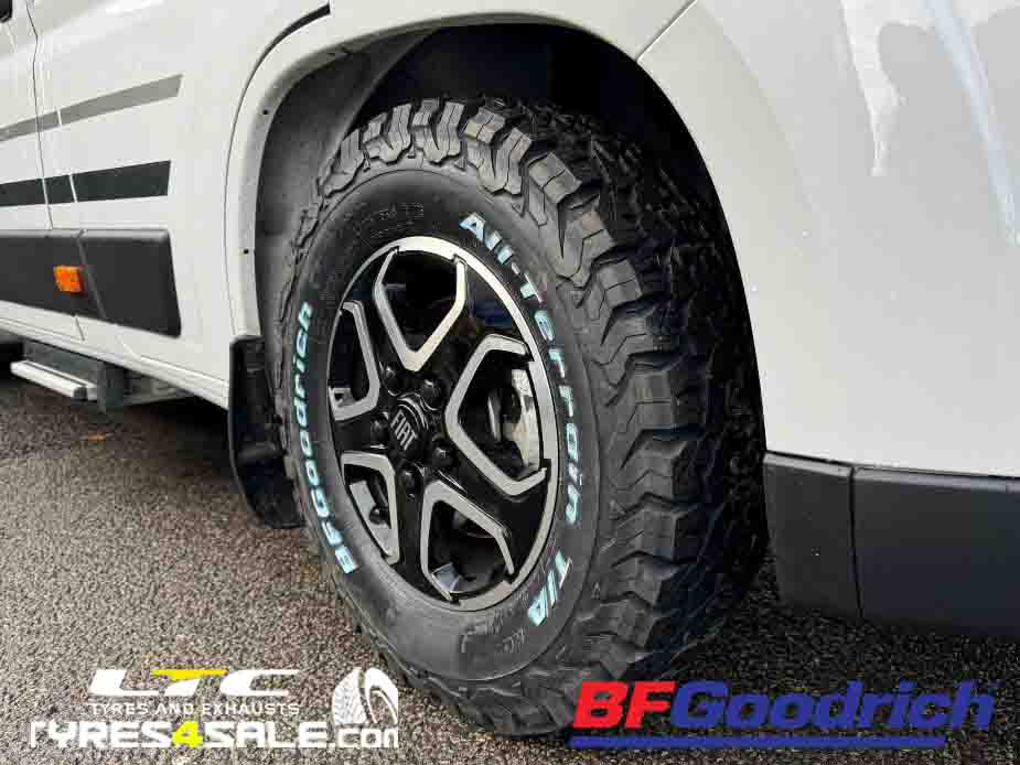 Fiat Adria Motorhome Tyres BF Goodrich AT TA KO2 All Terrain Tyres ...