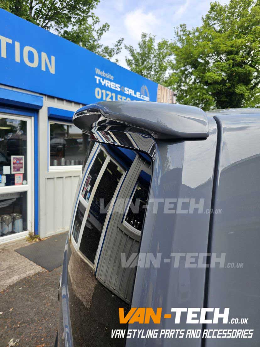 VW Transporter T6 T6.1 Rear Tailgate Spoiler painted and fitted by LTC ...